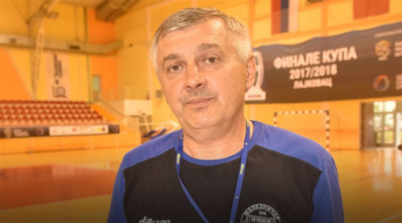 Dragutin Baltić trener odbojkašica Železničara iz Lajkovca - GEM info